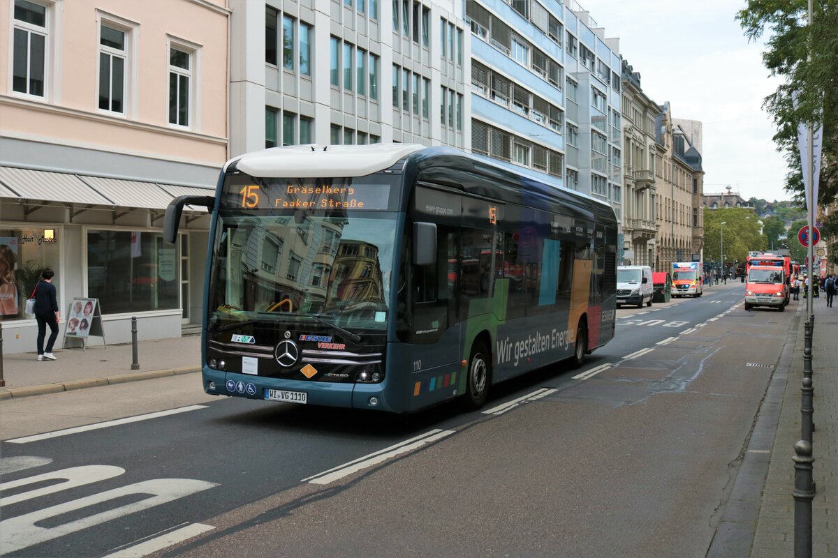 VGF/ICB (In der City Bus) Mercedes Benz Citaro 2 G 421 als SEV auf der ...