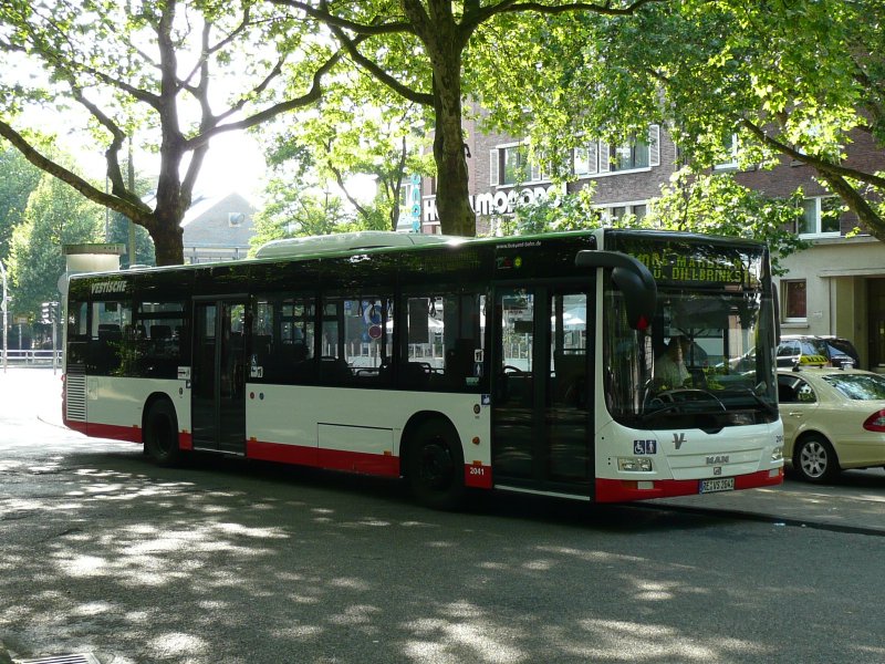 02.07.08,MAN,VESTISCHE Nr.2041,Ge-Buer Rathaus. - Bus-bild.de