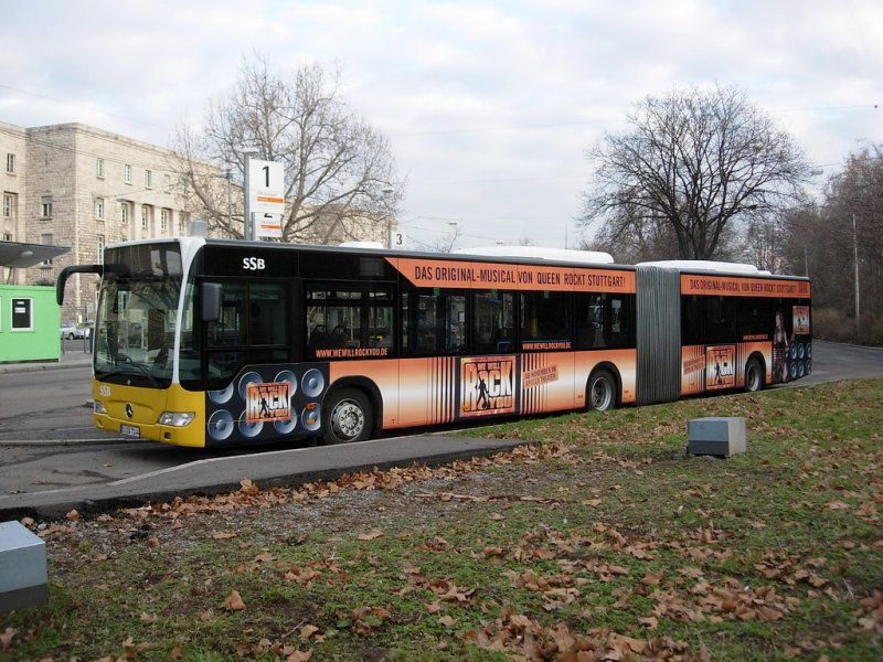 Kaffeepause am ZOB Stuttgart. - Bus-bild.de